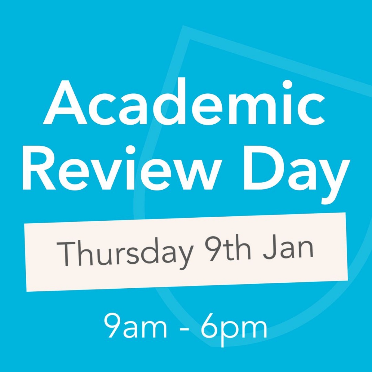 Co-op Academy Bebington - Academic Review Day - Thursday 9th January